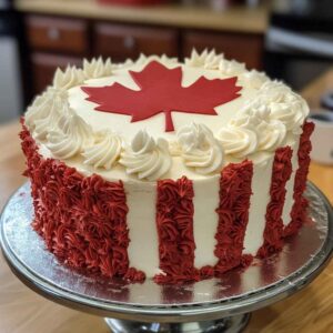 Captivating Canada Flag Cake - Taste Tested Recipes