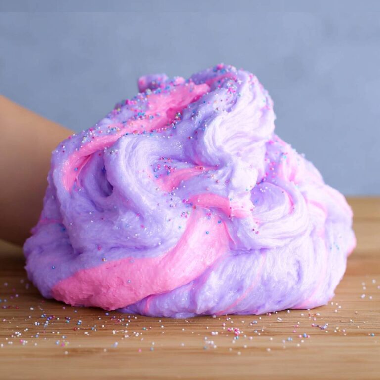 🌨️ Simple Cloud Slime Recipe: A Mesmerizing Sensory Delight - Taste ...