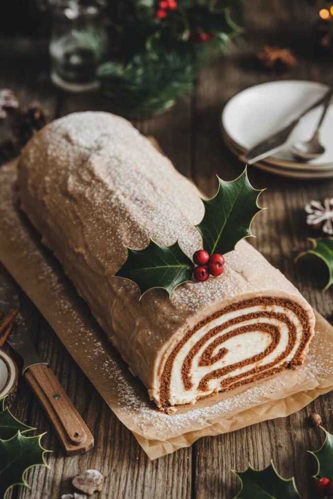 The Perfect Christmas Log Recipe - Taste Tested Recipes