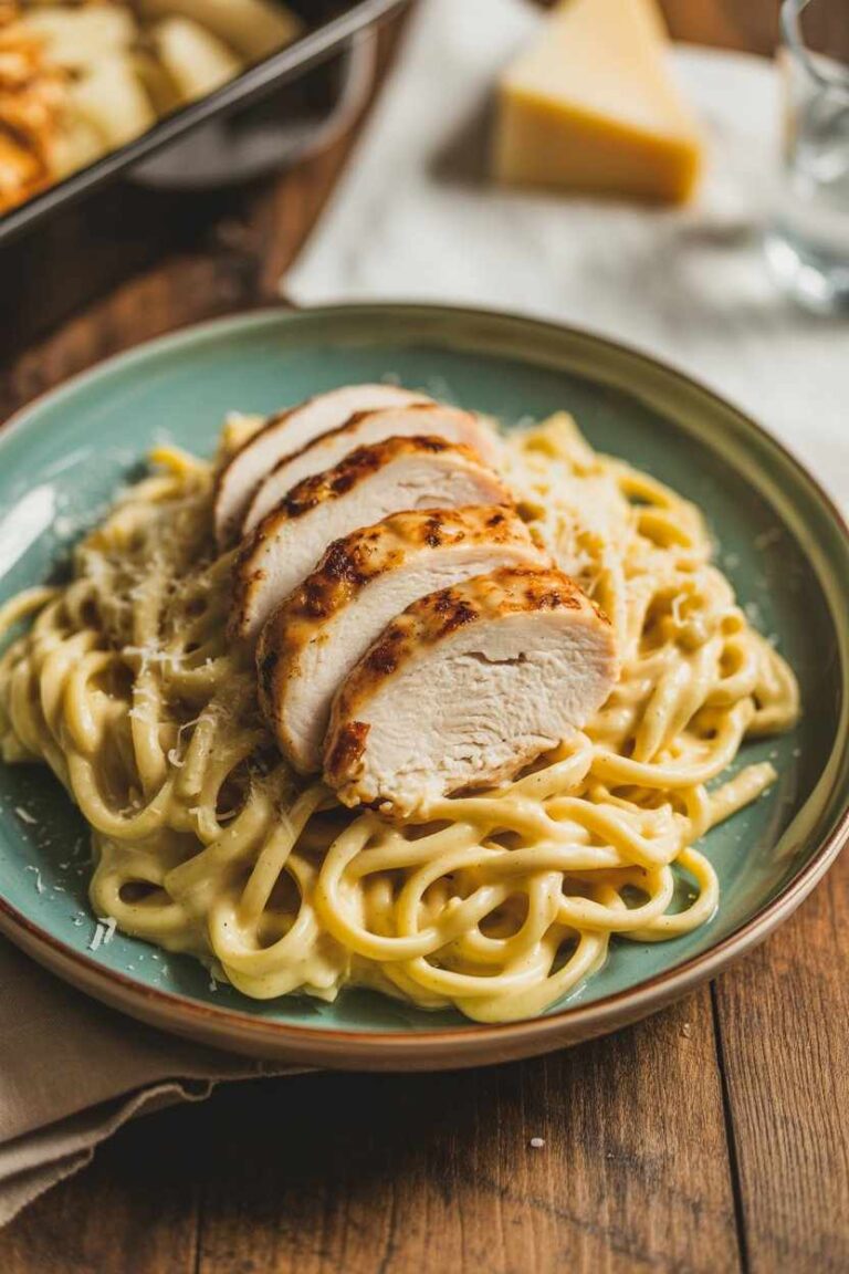 Homemade, 30-Minute Rotisserie Chicken Alfredo Pasta - Taste Tested Recipes