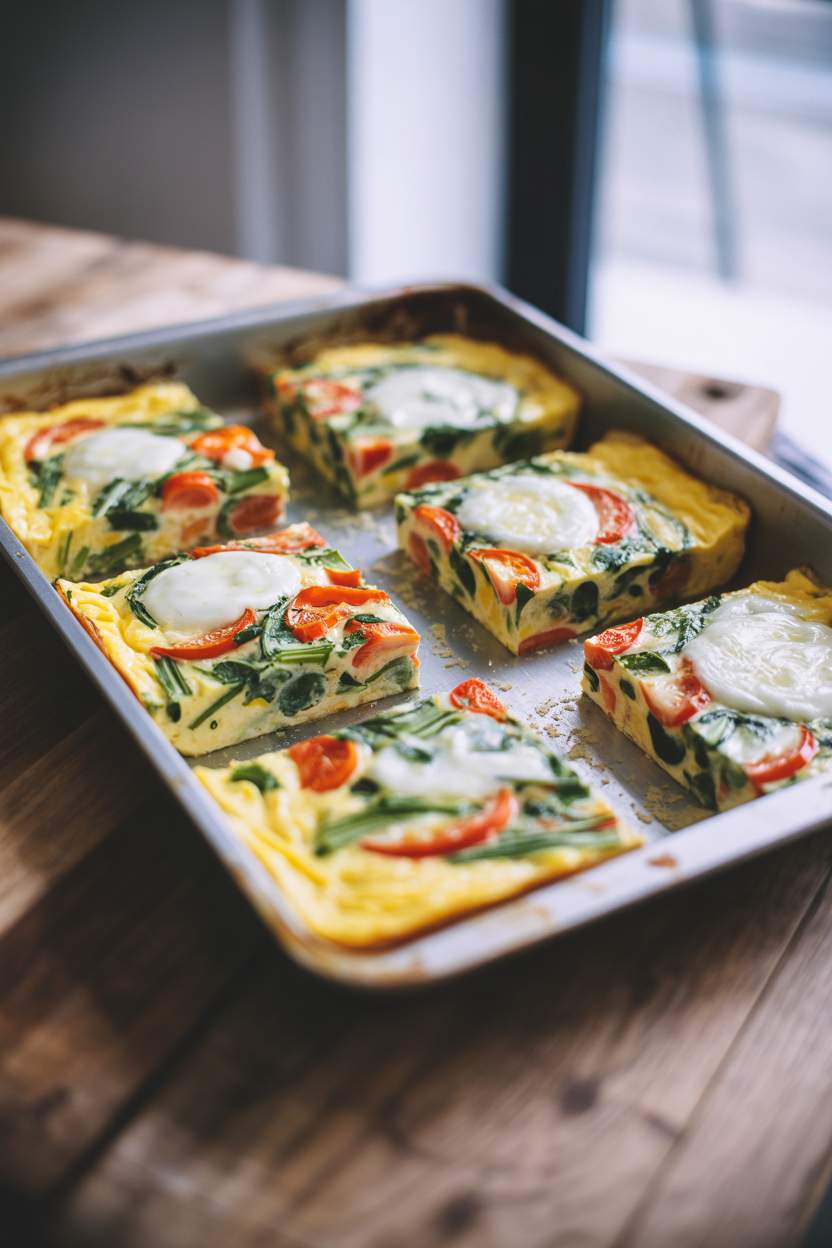 🍳 Quick Sheet Pan Omelette Recipe - Taste Tested Recipes