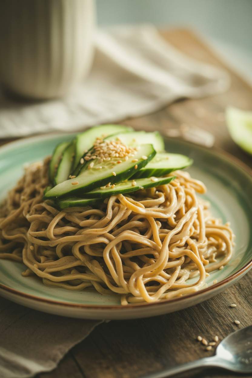 🍜 Classic Quick Cold Sesame Noodles - Taste Tested Recipes