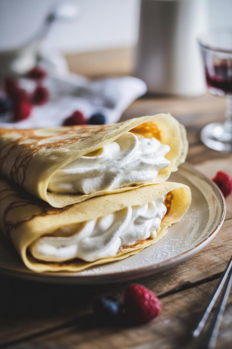 The Perfect 🥞 Classic Crepe Whipped Cream Filling - Taste Tested Recipes